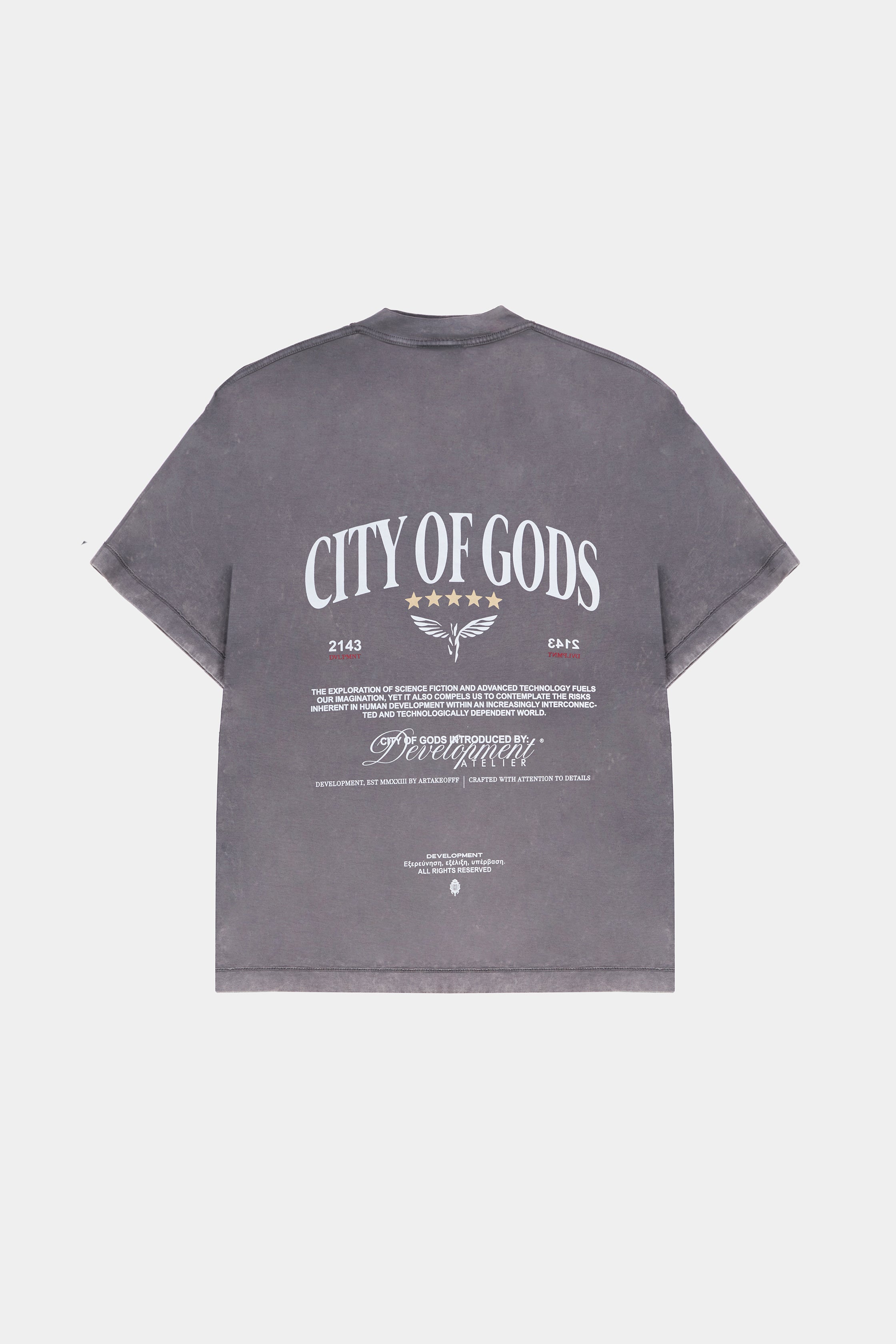 COG Reversible tee vintage washed – Development